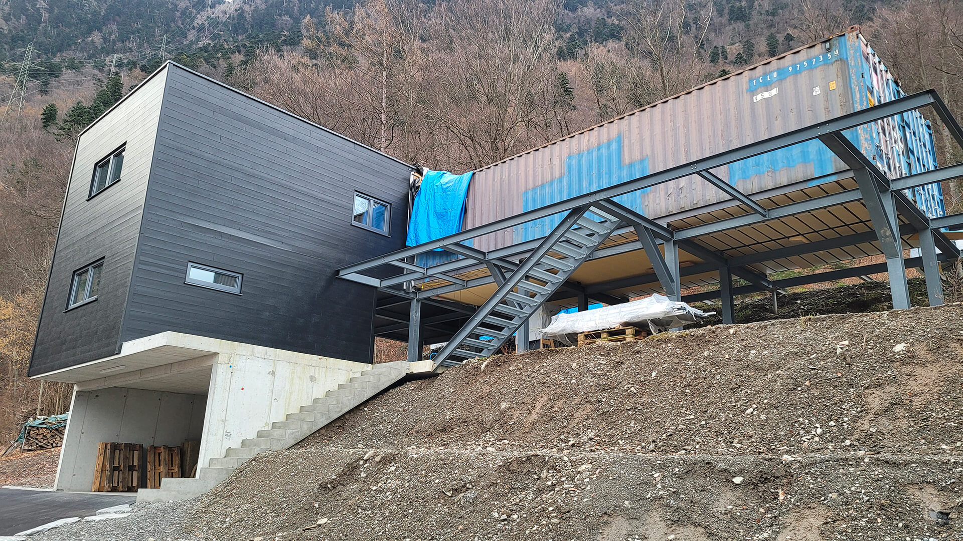 Construction métallique sur Techno Pieux en Suisse - Techno Pieux