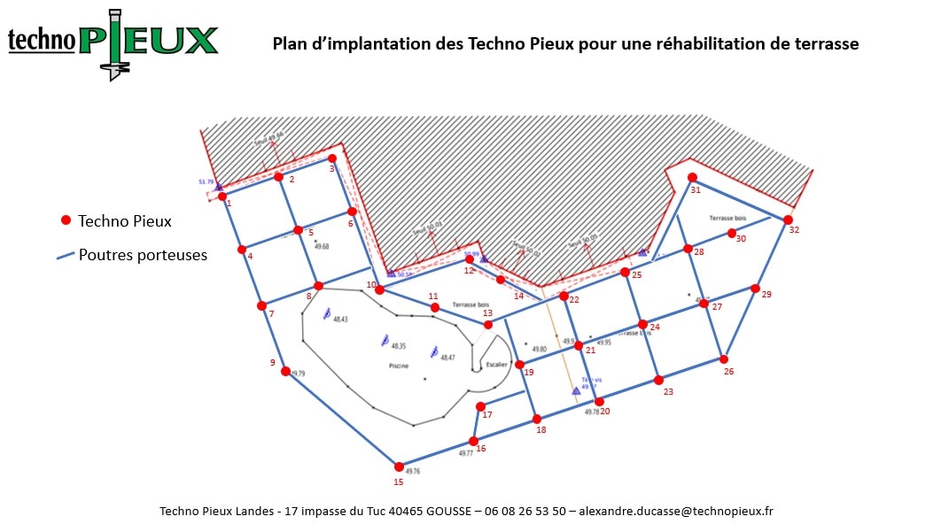 Réhabilitation d’une terrasse en bois sur terrain en pente à ...