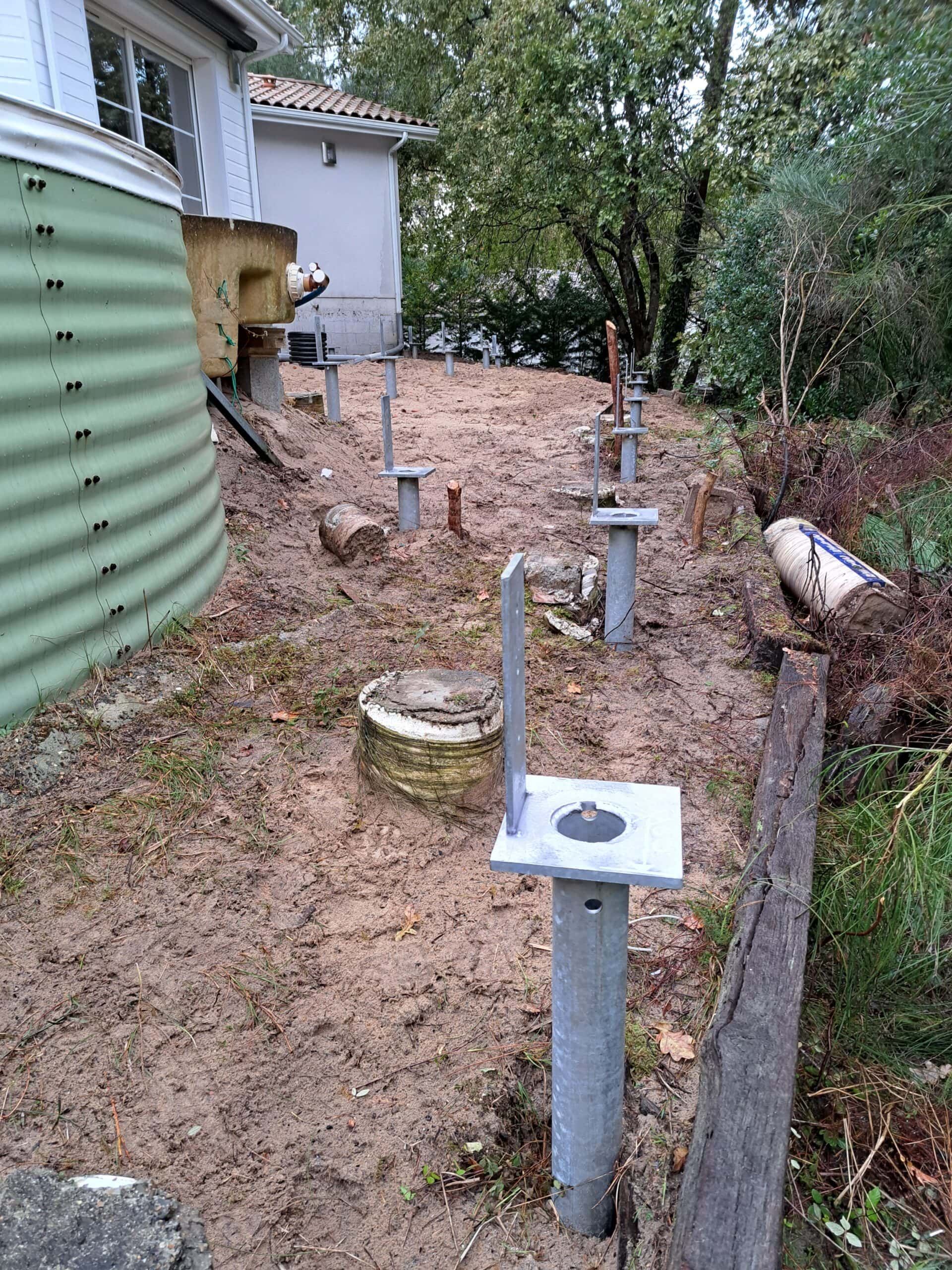Réhabilitation d’une terrasse en bois sur terrain en pente à ...